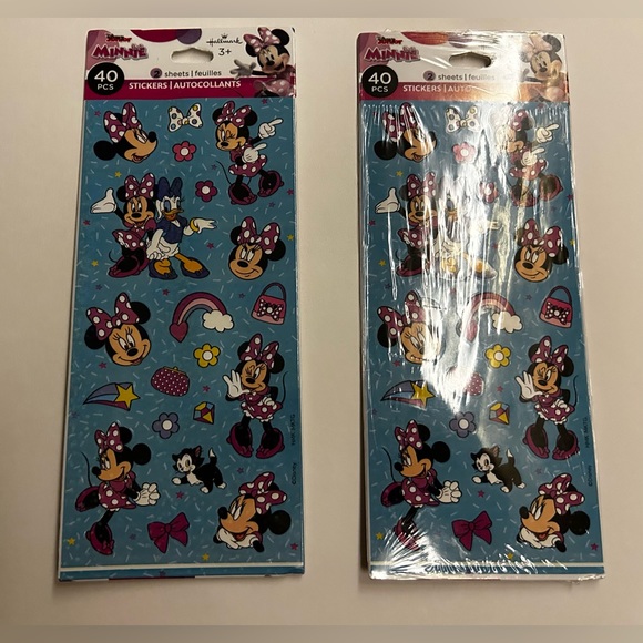 Disney | Office | New Minnie Mouse Hallmark Disney Stickers 2 Packages ...